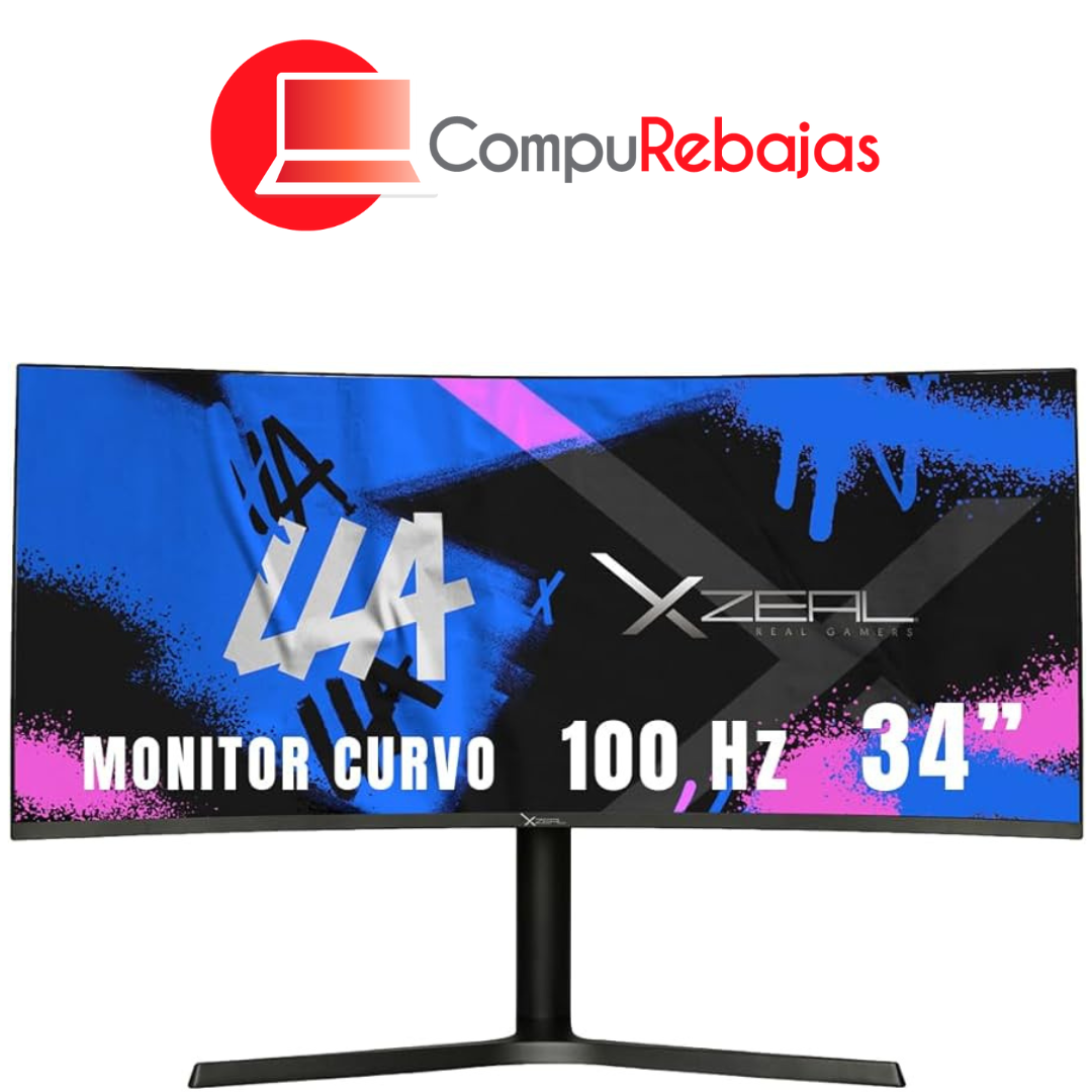 Monitor Gamer Curvo Xzeal | CompuRebajas